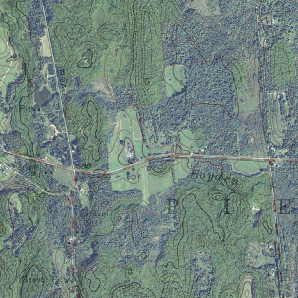 NY-Pierrepont: GeoChange 1963-2011 Map by Western Michigan University ...