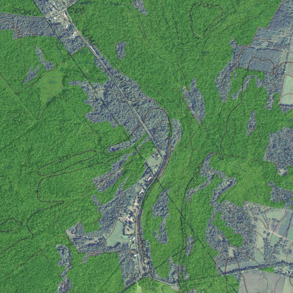 NY-Chase Mills: GeoChange 1963-2011 Map by Western Michigan University ...