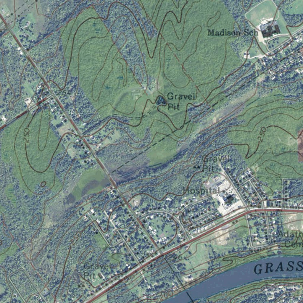 NY-ONT-Massena: GeoChange 1963-2011 Map by Western Michigan University ...