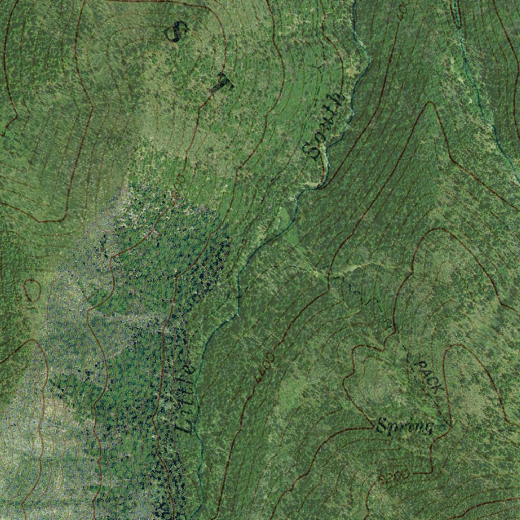 CA-Thompson Peak: GeoChange 1973-2012 Map by Western Michigan ...