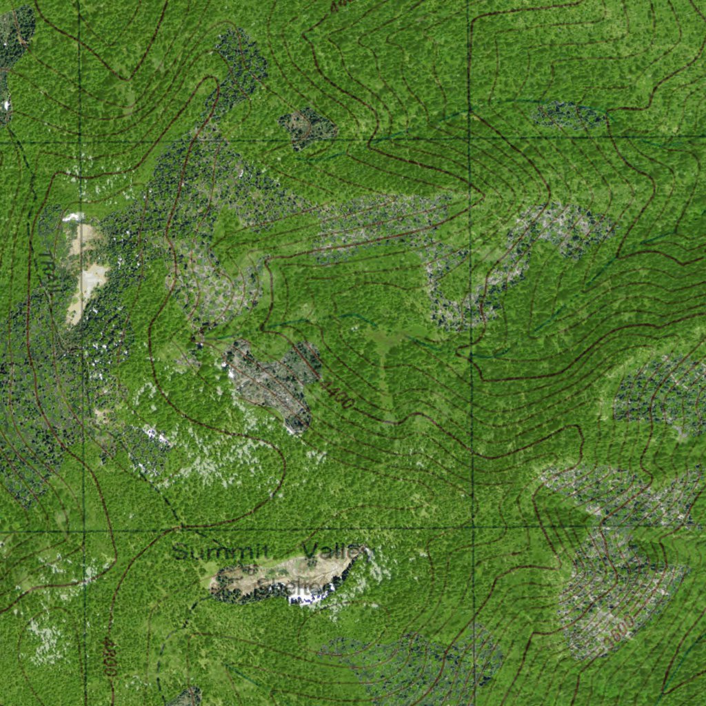 CA-Summit Valley: GeoChange 1976-2012 Map by Western Michigan ...