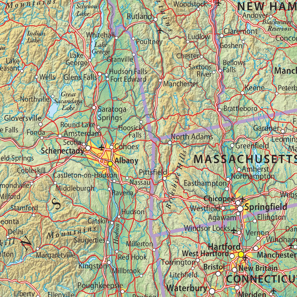Eastern United States - Earth Platinum Pg 45 Map by Millennium House ...