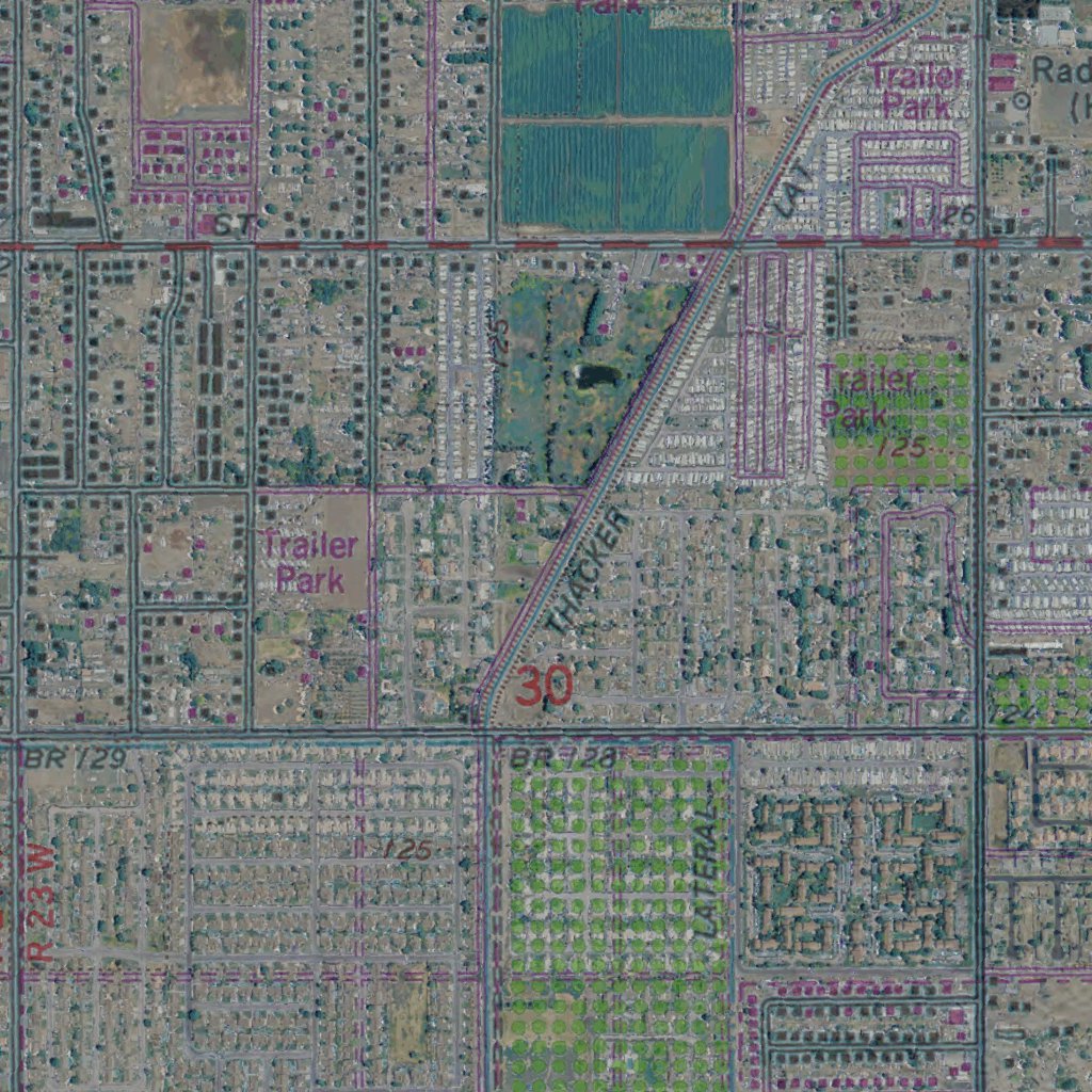 AZ-CA-Yuma West: GeoChange 1962-2012 Map by Western Michigan University ...