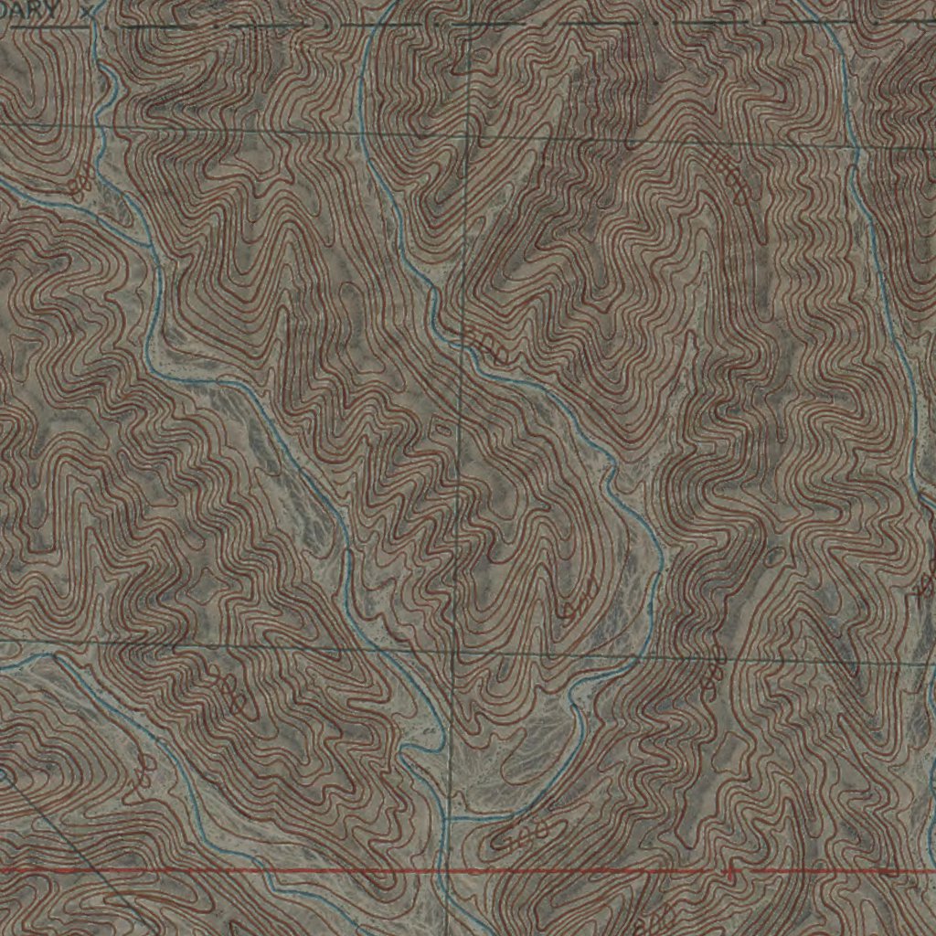 AZ-Red Bluff Mountain West: GeoChange 1982-2012 Map by Western Michigan ...