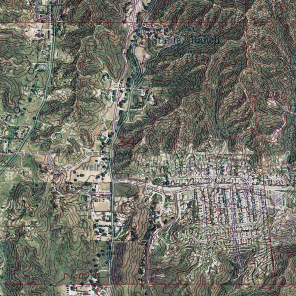 CA-Val Verde: GeoChange 1947-2012 Map by Western Michigan University ...