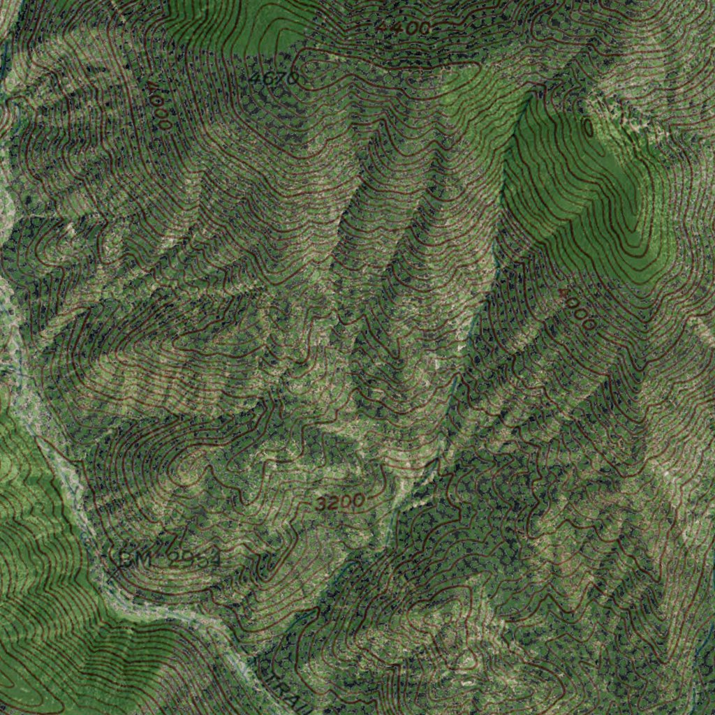 CA-Burnt Peak: GeoChange 1956-2012 Map by Western Michigan University ...