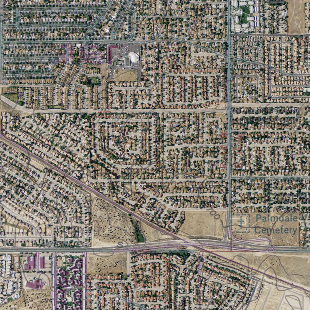 CA-Palmdale: GeoChange 1956-2012 Map by Western Michigan University ...