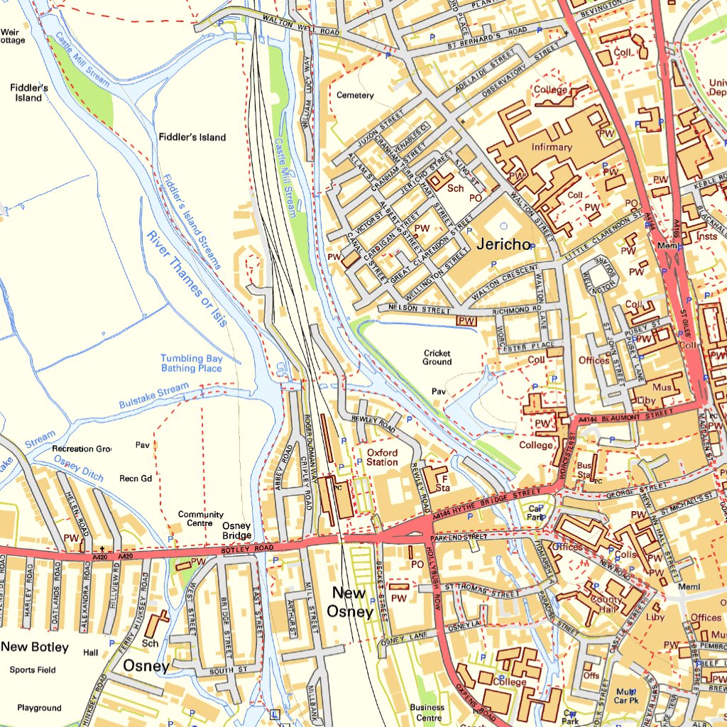 Oxford Street Map by JohnThornMaps | Avenza Maps