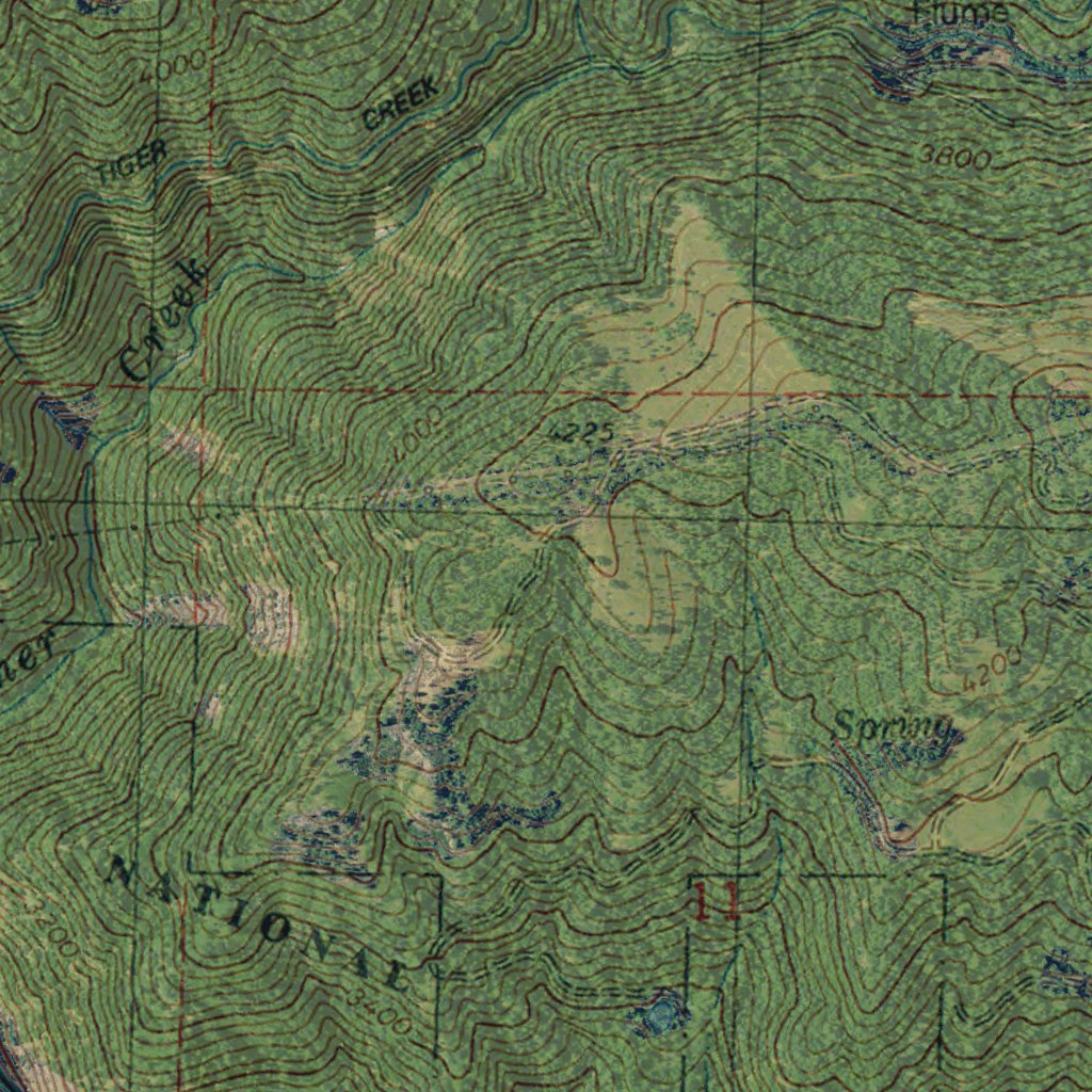 CA-Devils Nose: GeoChange 1973-2012 Map by Western Michigan University ...