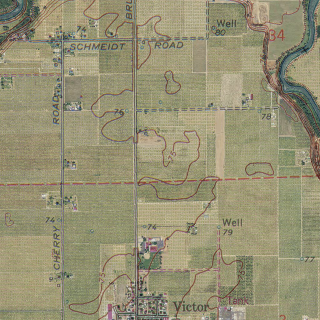 CA-Lockeford: GeoChange 1967-2012 Map by Western Michigan University ...