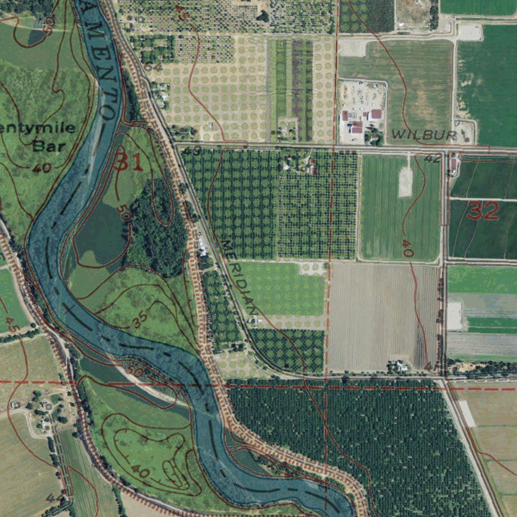 CA-Grimes: GeoChange 1949-2012 Map by Western Michigan University ...