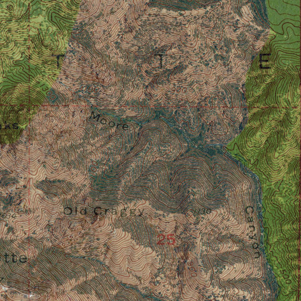 CA-Sutter Buttes: GeoChange 1949-2012 Map by Western Michigan ...