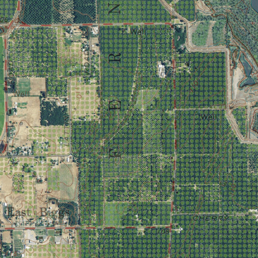 CA-Biggs: GeoChange 1969-2012 Map by Western Michigan University ...