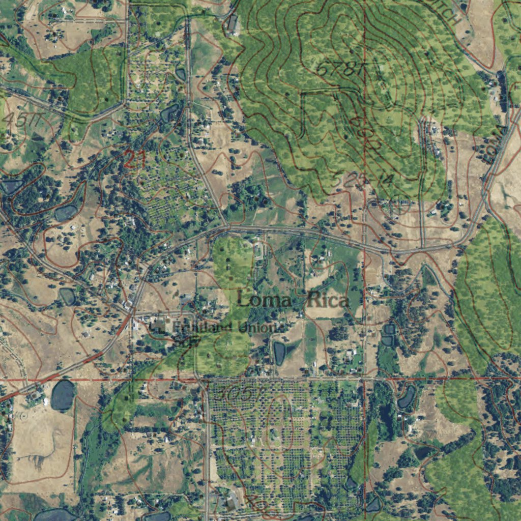 CA-Loma Rica: GeoChange 1987-2012 Map by Western Michigan University ...