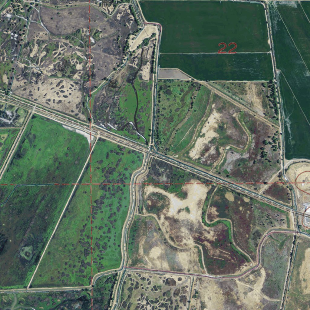 CA-West Of Biggs: GeoChange 1949-2012 Map by Western Michigan ...