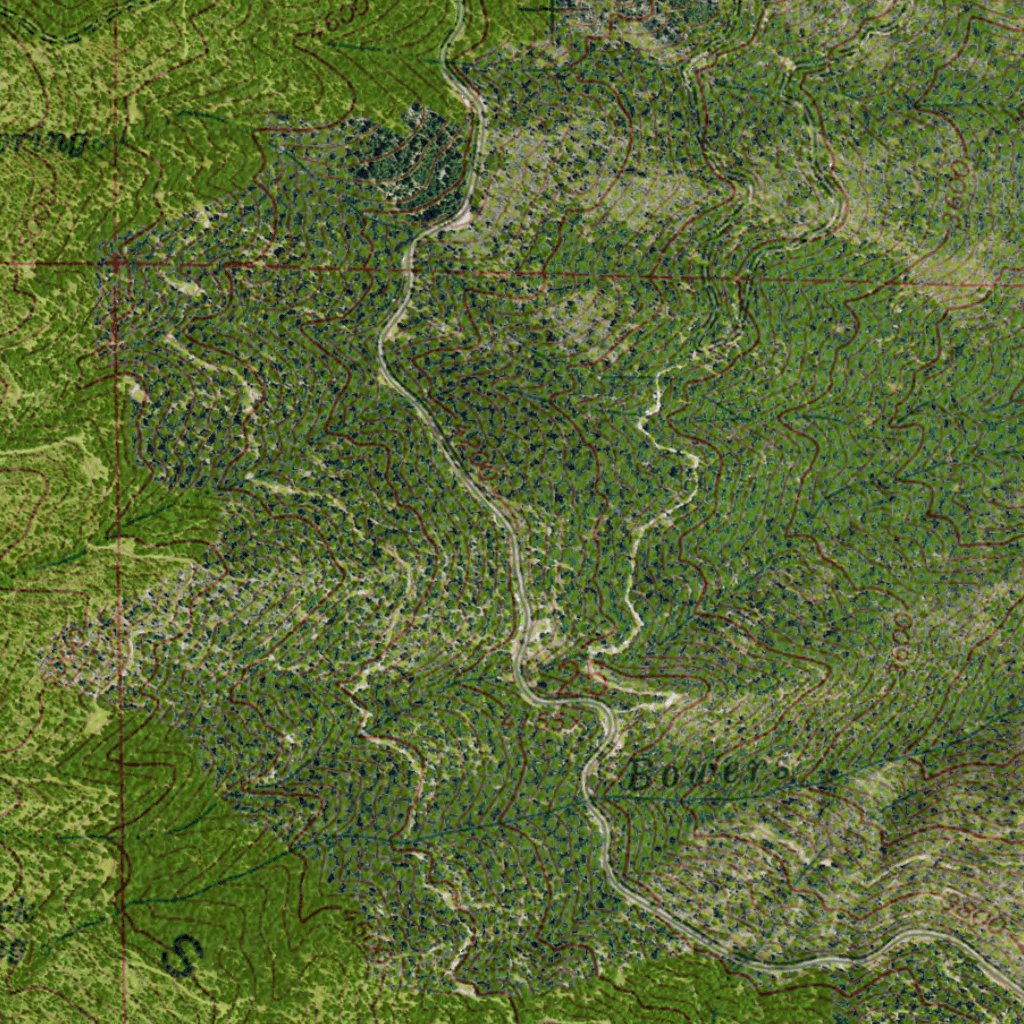CA-Hall Ridge: GeoChange 1965-2012 Map by Western Michigan University ...