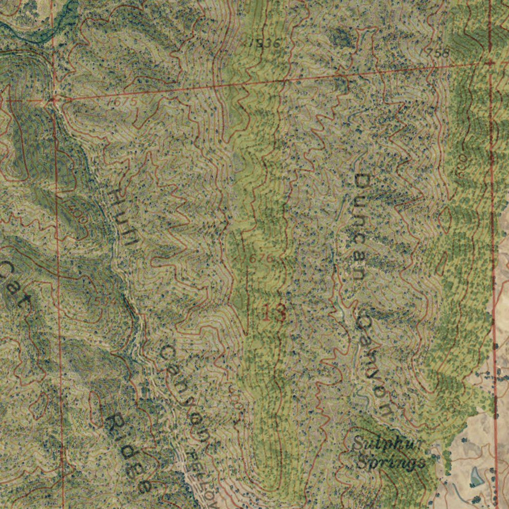 CA-Paskenta: GeoChange 1965-2012 Map by Western Michigan University ...