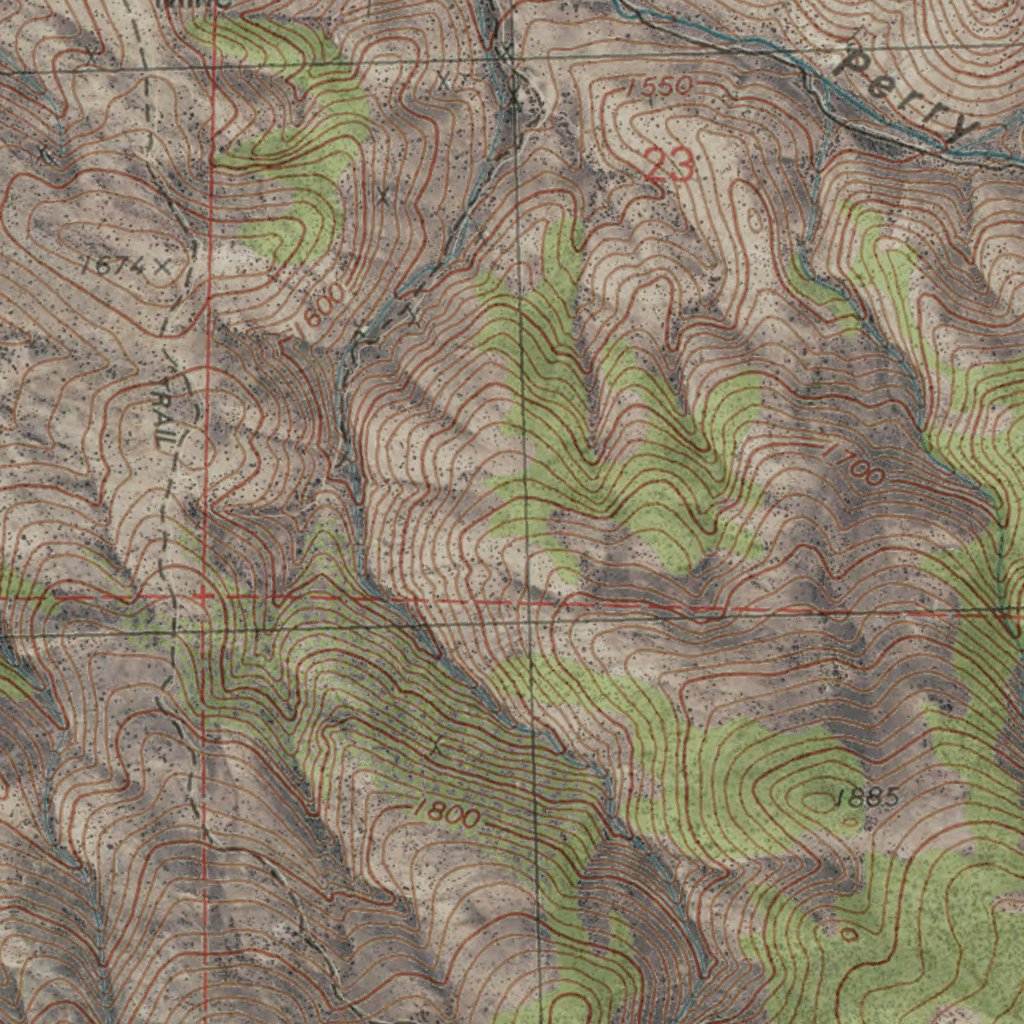 NV-Moses Rock: GeoChange 1974-75-2010 Map by Western Michigan ...