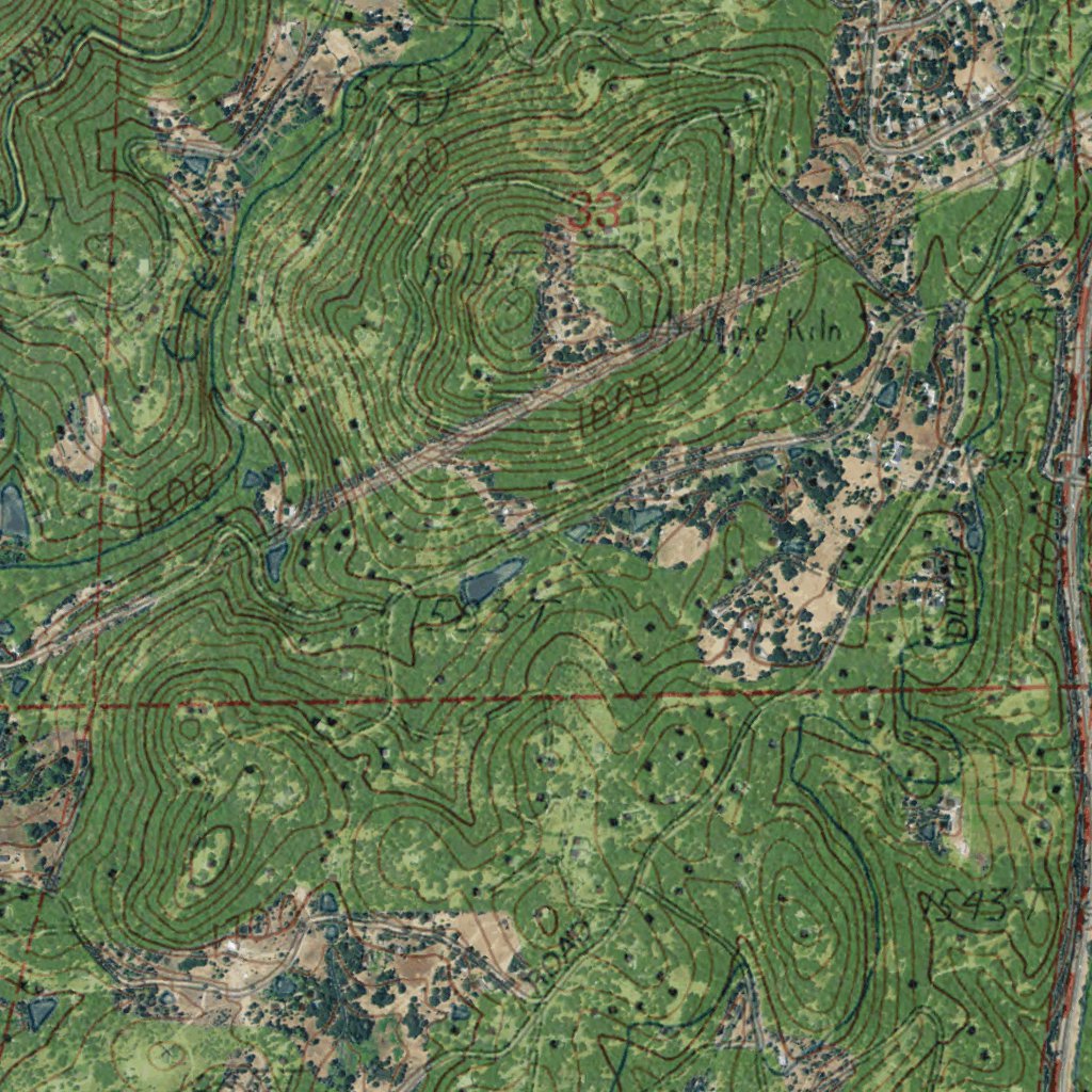 CA-Lake Combie: GeoChange 1987-2012 Map by Western Michigan University ...