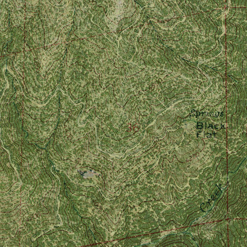 CA-Ball Mountain: GeoChange 1965-2012 Map by Western Michigan ...