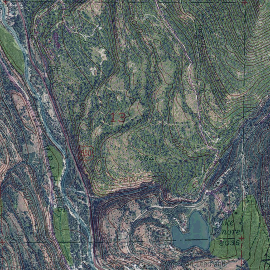 CO-Ouray: GeoChange 1951-2011 Map by Western Michigan University ...
