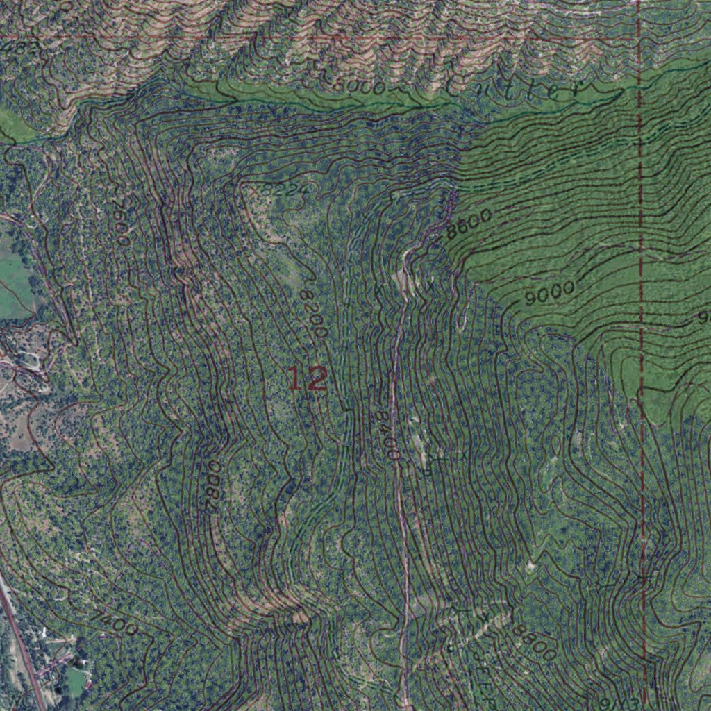 CO-Ouray: GeoChange 1951-2011 Map by Western Michigan University ...