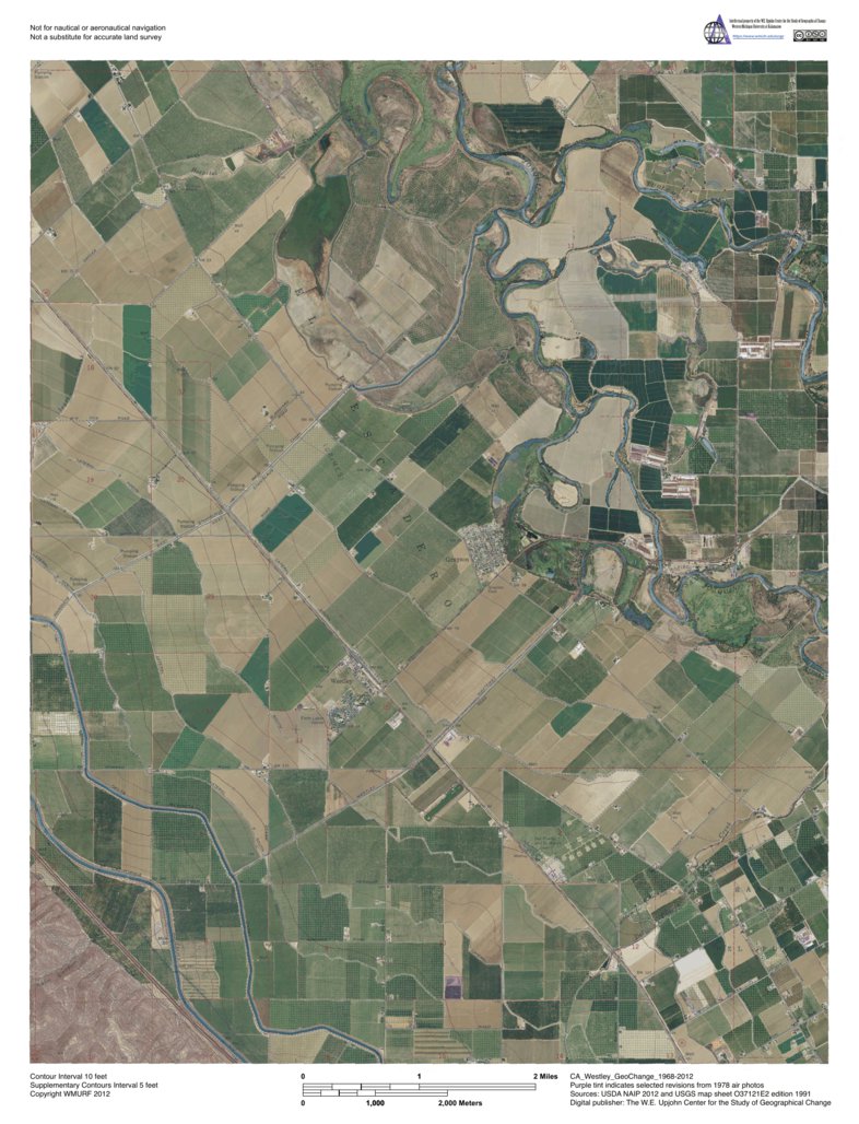 CA-Westley: GeoChange 1968-2012 Map by Western Michigan University ...