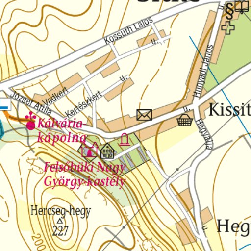 Sitke, Gerce turistatérkép, tourist Map, by Szarvas Andras private ...