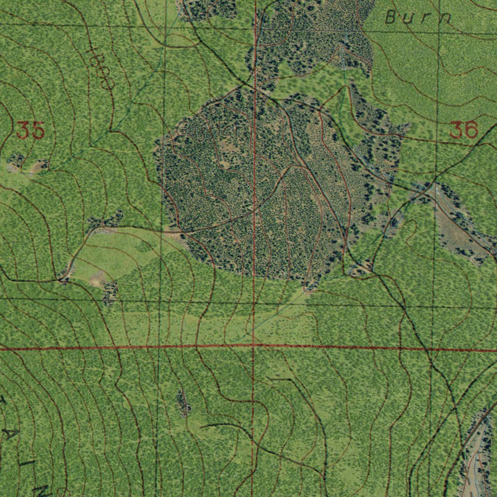 CA-Poison Lake: GeoChange 1980-2012 Map by Western Michigan University ...