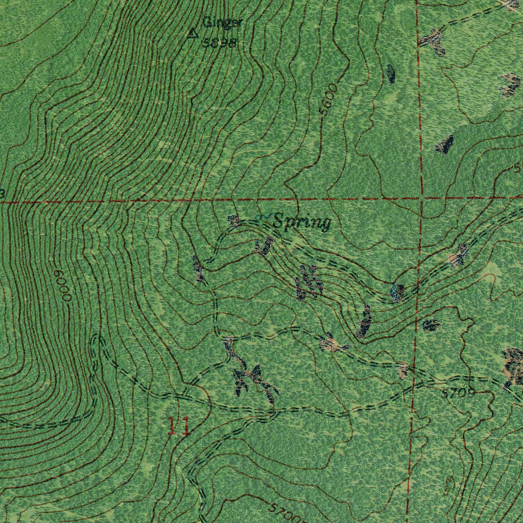 CA-Swain Mountain: GeoChange 1973-2012 Map by Western Michigan ...