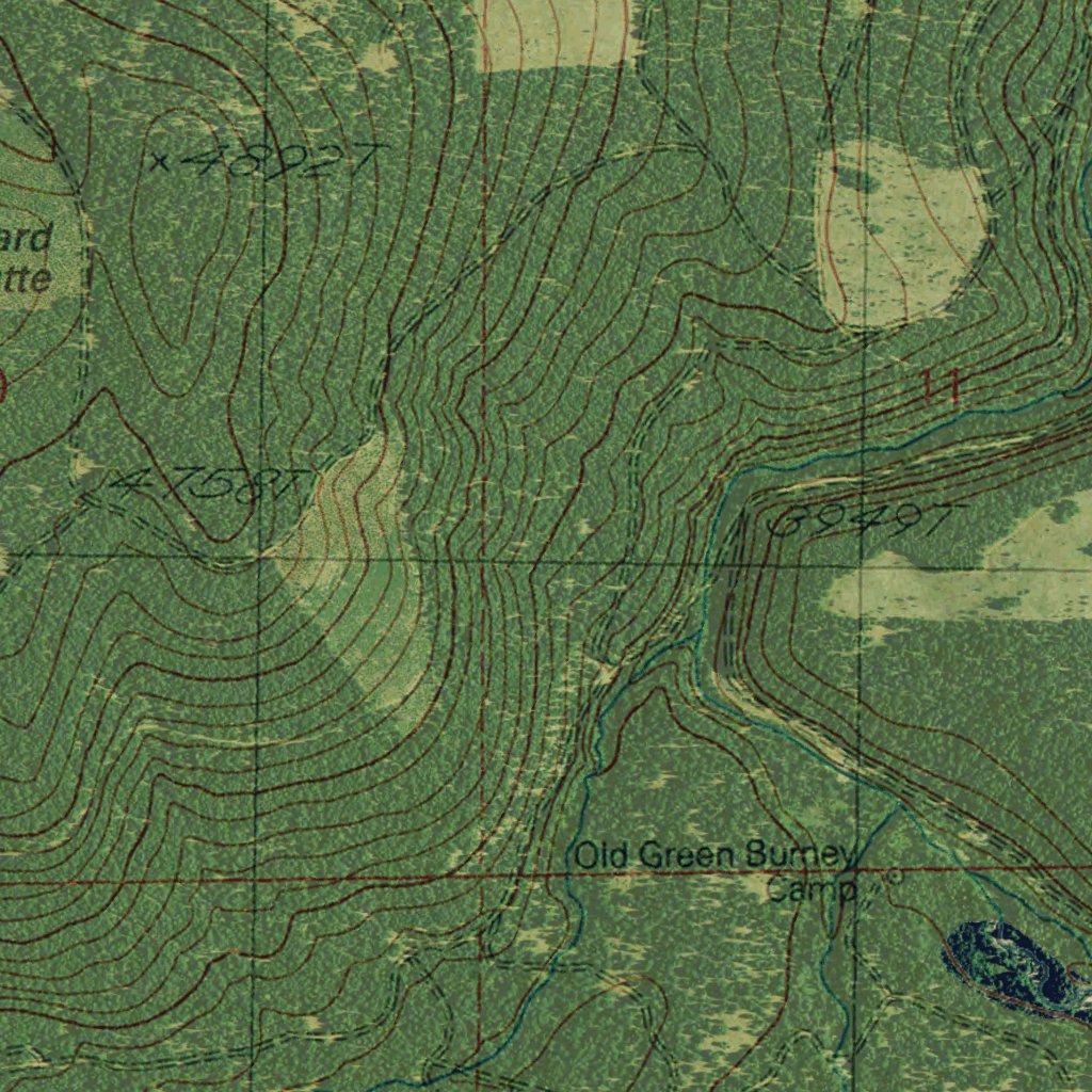CA-Burney Mountain West: GeoChange 1984-2012 Map by Western Michigan ...