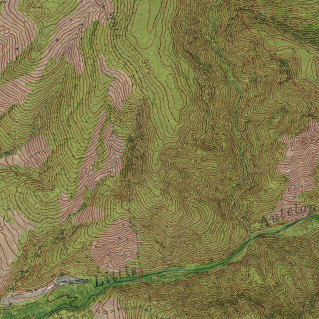 CA-Tuscan Springs: GeoChange 1947-201 Map by Western Michigan ...