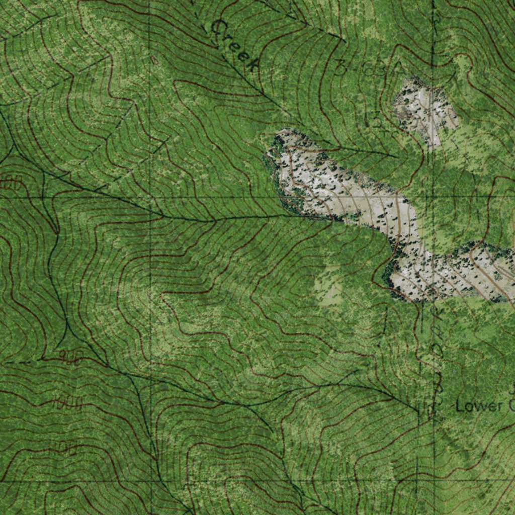 CA-Jim Jam Ridge: GeoChange 1974-2012 Map by Western Michigan ...