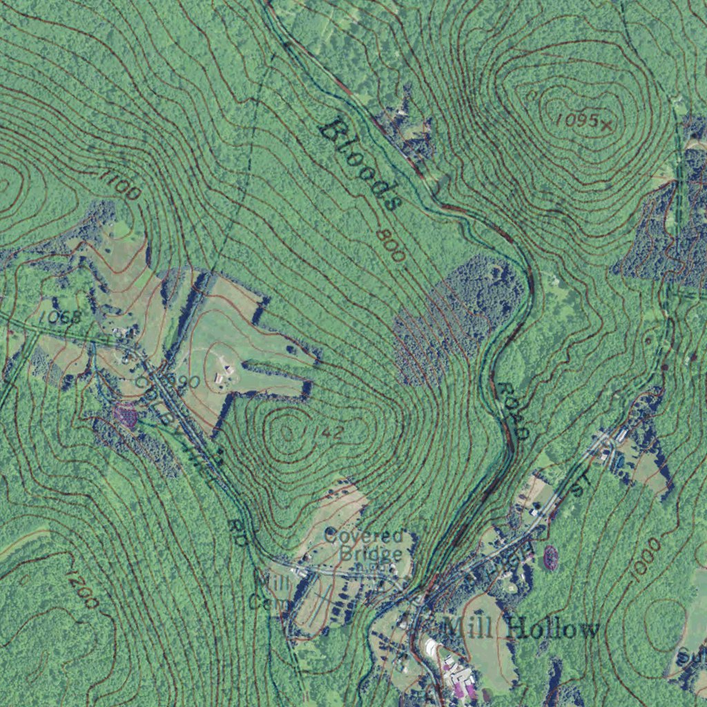 VT-NH-North Hartland: GeoChange 1956-2012 Map by Western Michigan ...