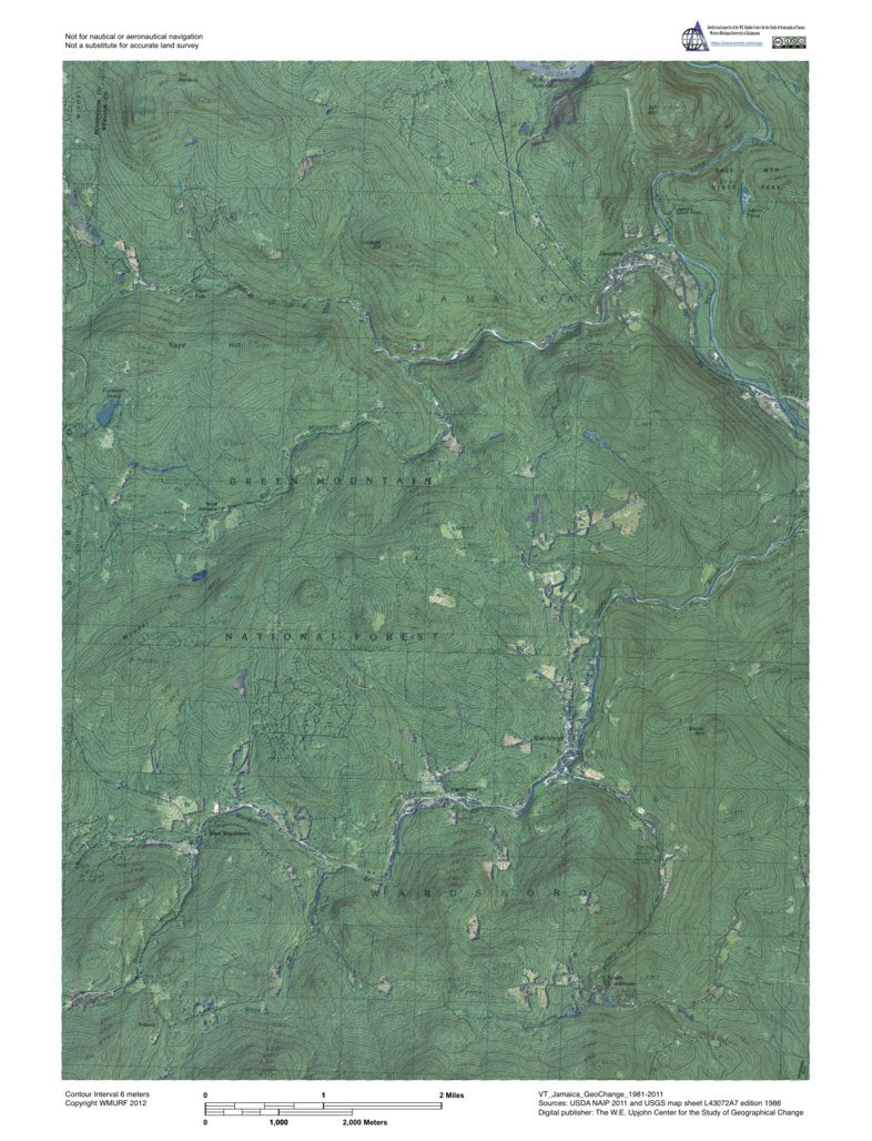 VT-Jamaica: GeoChange 1981-2011 Map by Western Michigan University ...