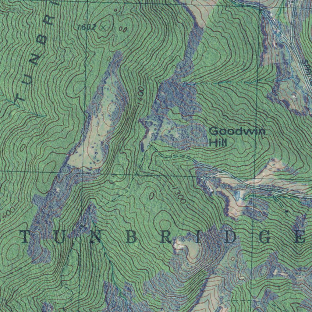 VT-Randolph Center: GeoChange 1973-2012 Map by Western Michigan ...