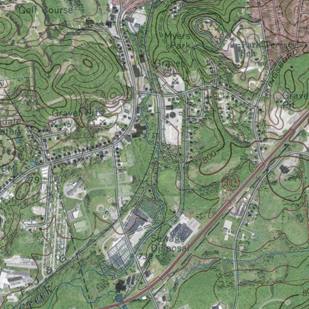 NY-Gloversville: GeoChange 1969-2009 Map by Western Michigan University ...