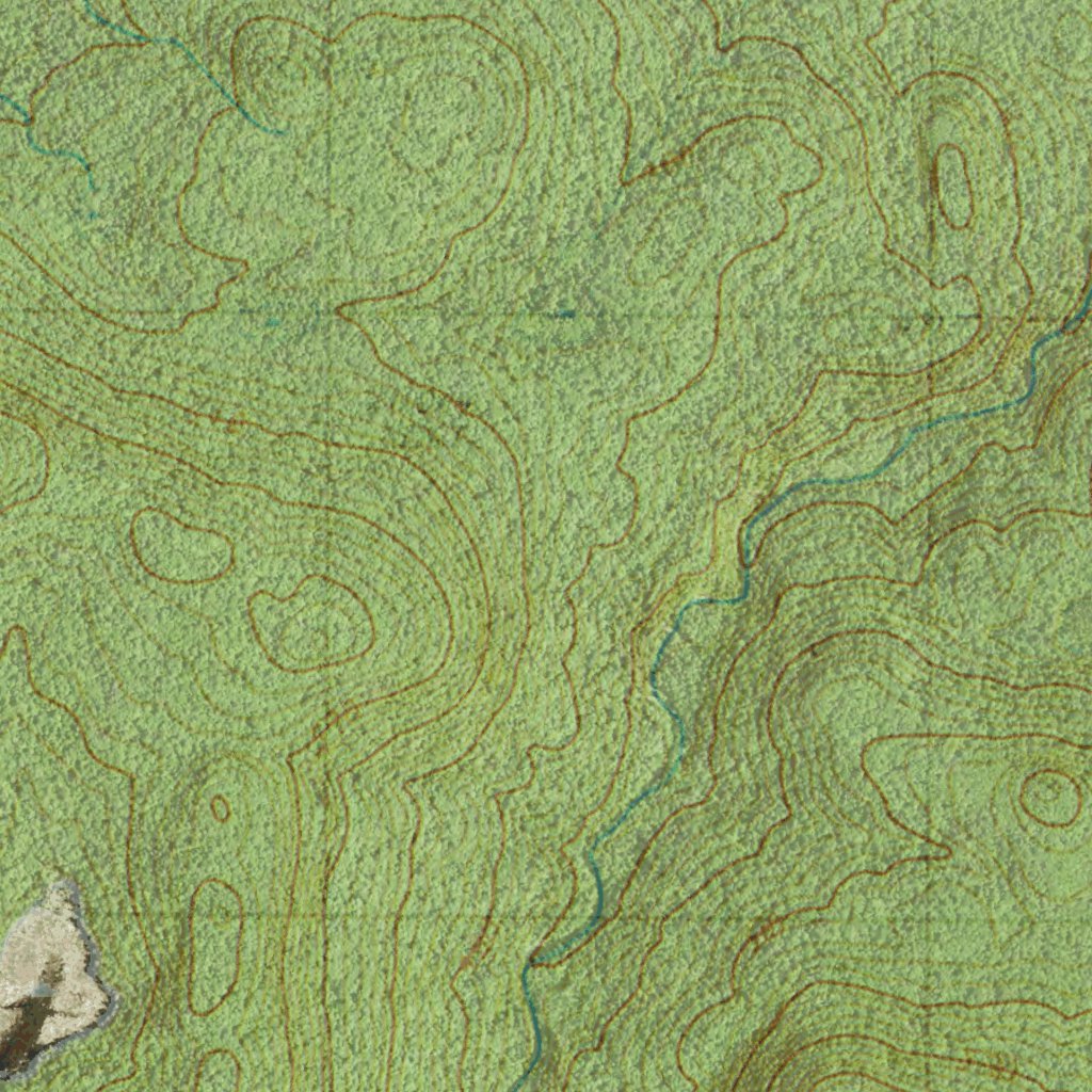 NY-Three Ponds Mountain West: GeoChange 1983-2009 Map by Western ...
