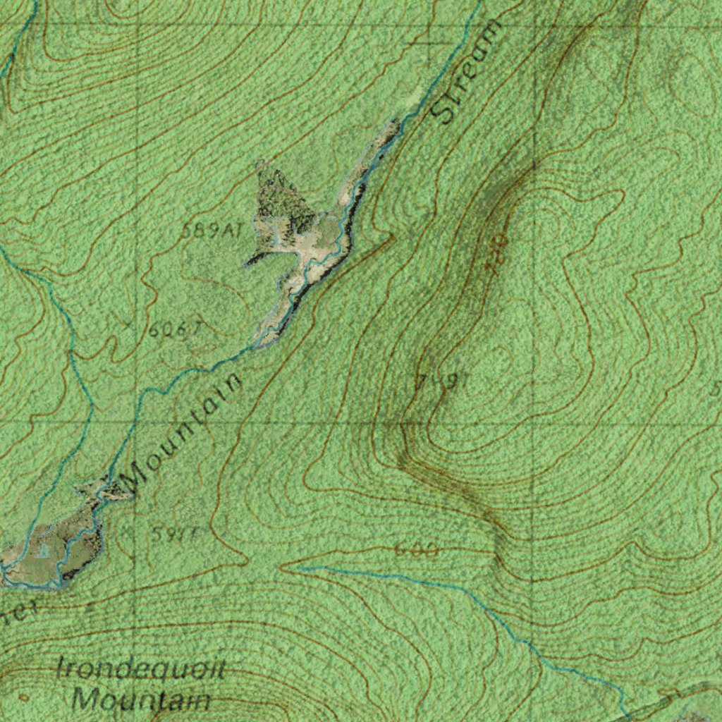 NY-Piseco Lake East: GeoChange 1983-2009 Map by Western Michigan ...