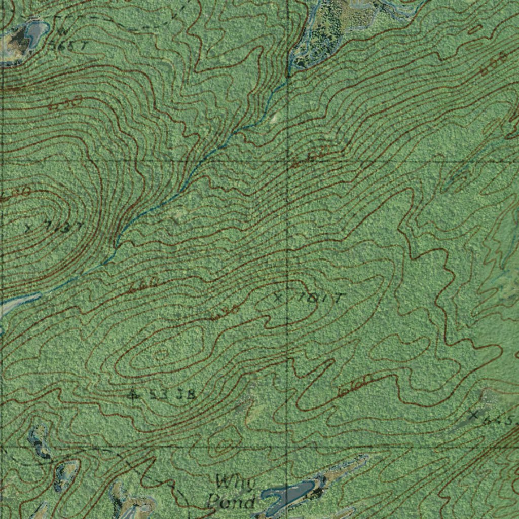 NY-Old Forge East: GeoChange 1982-2009 Map by Western Michigan ...