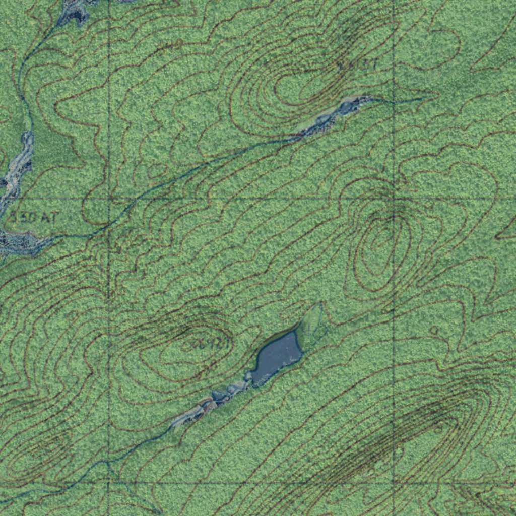 NY-Beaver River West: GeoChange 1982-2011 Map by Western Michigan ...