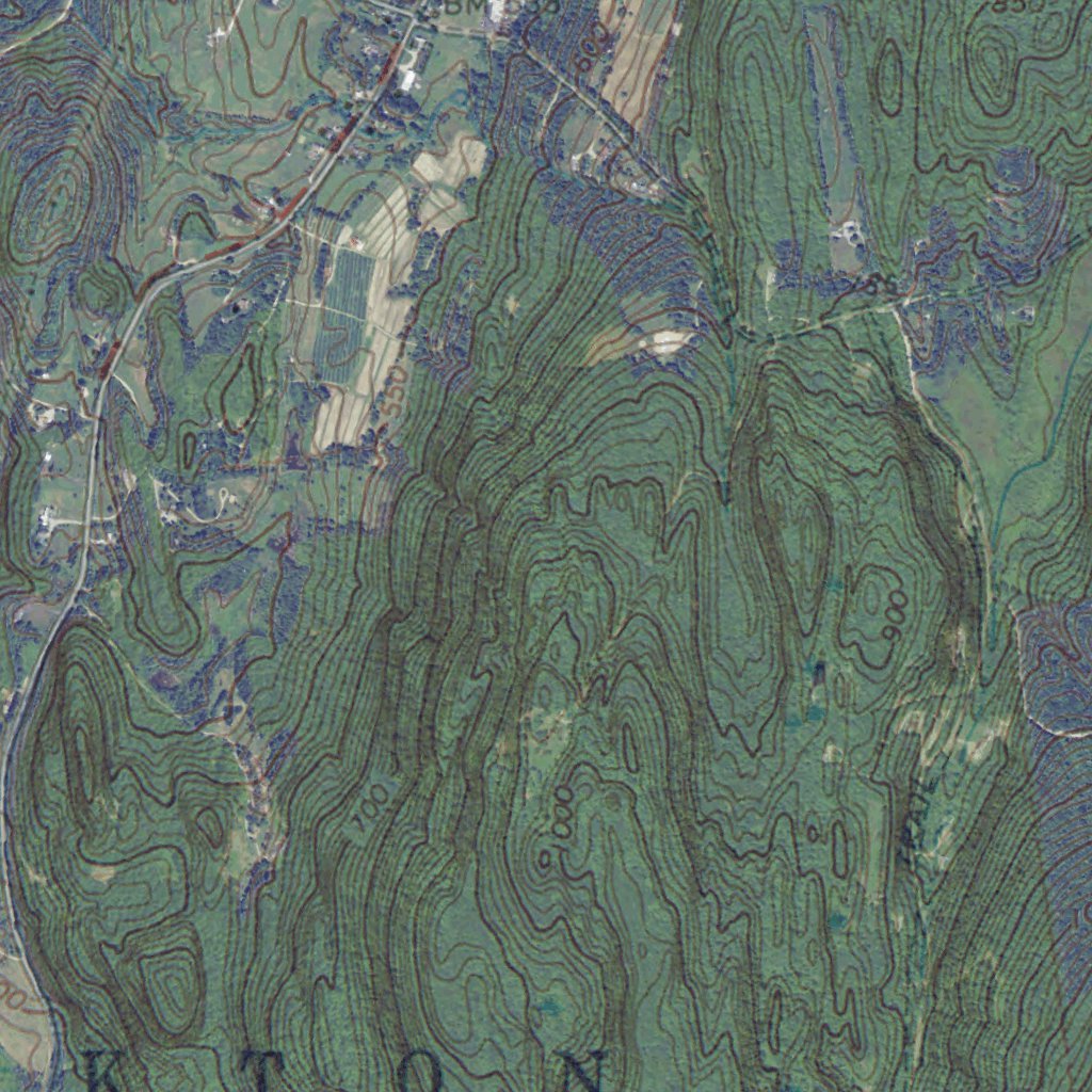VT-Monkton Boro: GeoChange 1961-2012 Map by Western Michigan University ...