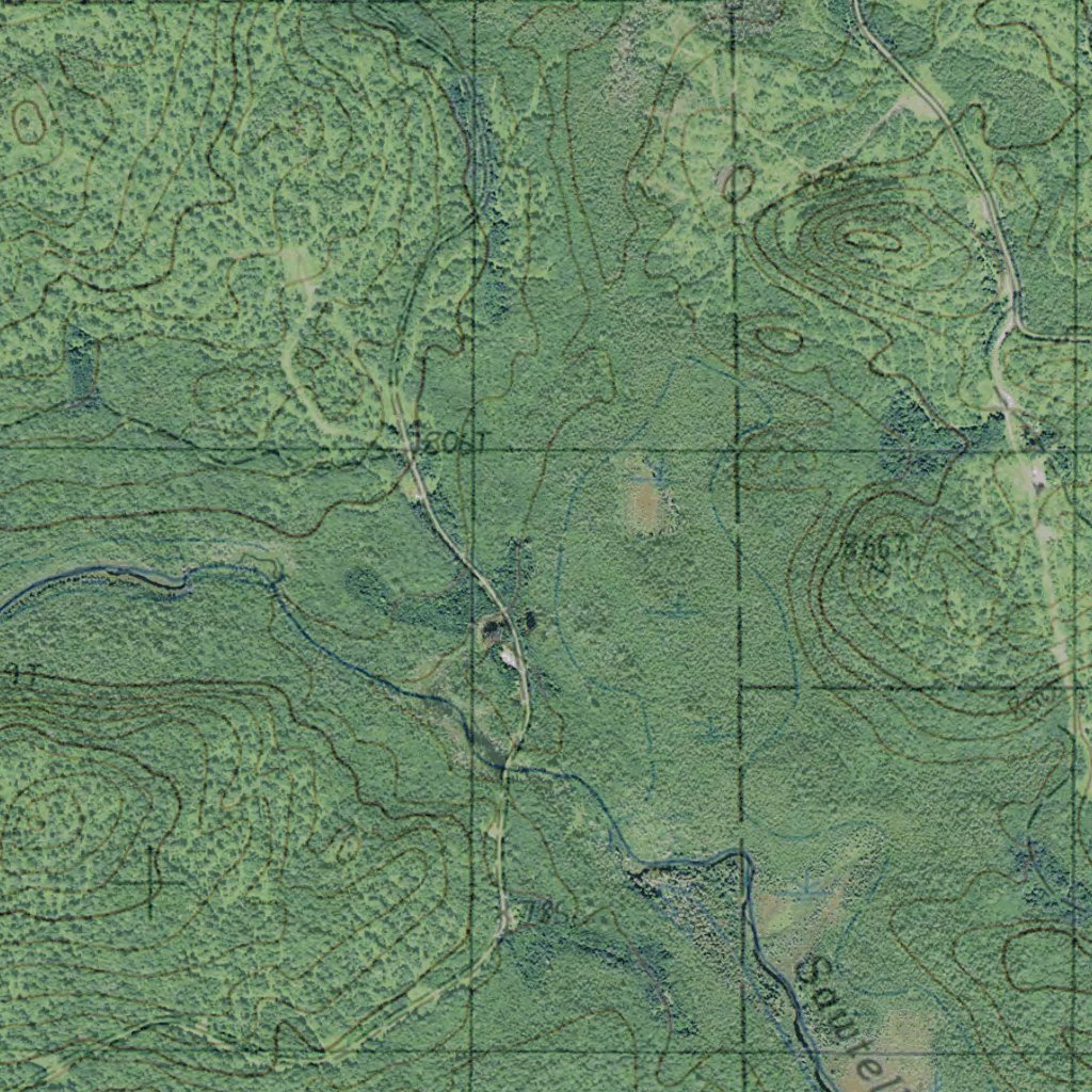 ME-Grand Lake Seboeis: GeoChange 1982-2011 Map by Western Michigan ...