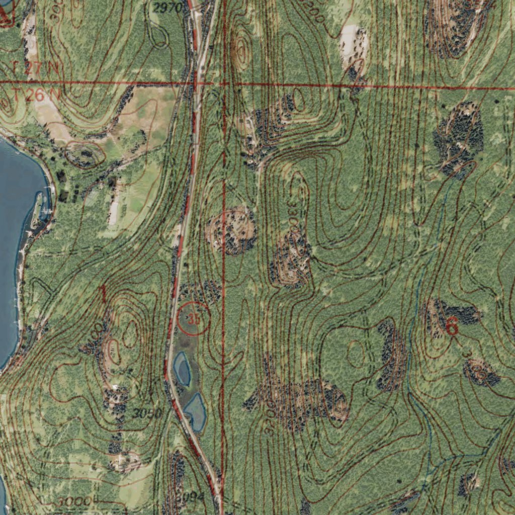 MT-Bigfork: GeoChange 1990-2011 Map by Western Michigan University ...