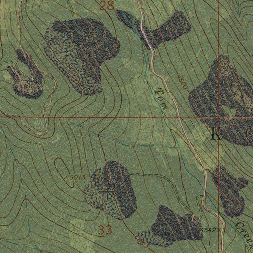 MT-Sunday Mountain: GeoChange 1962-2011 Map by Western Michigan ...