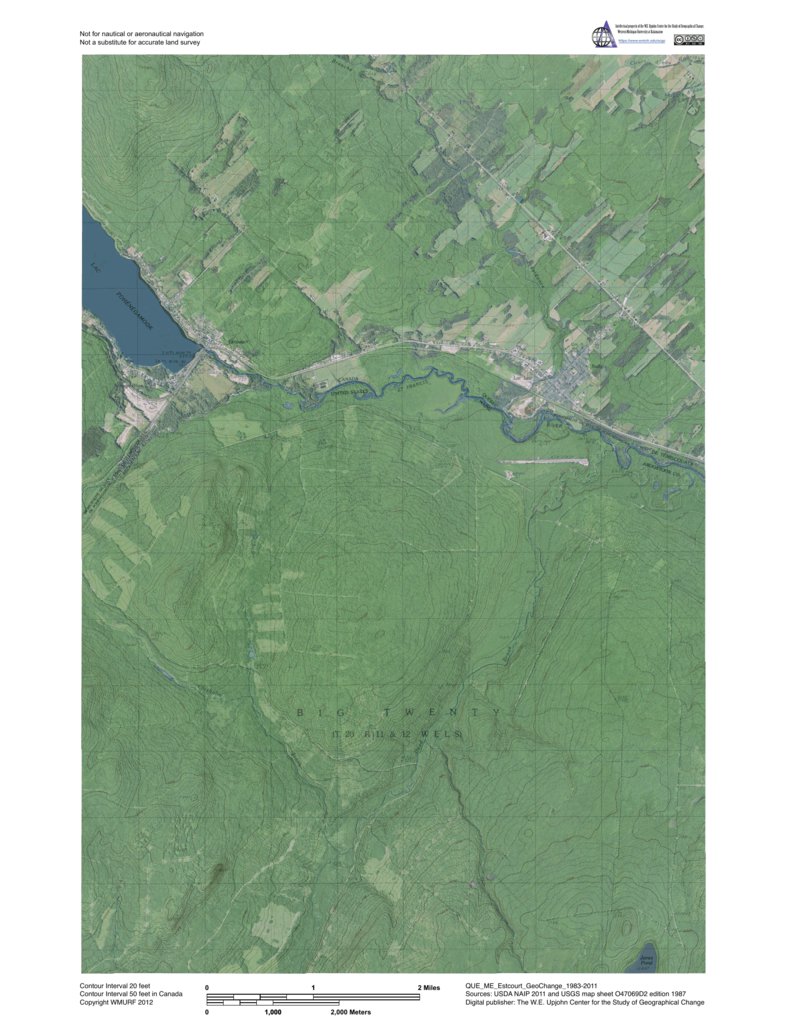 QUE-ME-Estcourt: GeoChange 1983-2011 Map by Western Michigan University ...