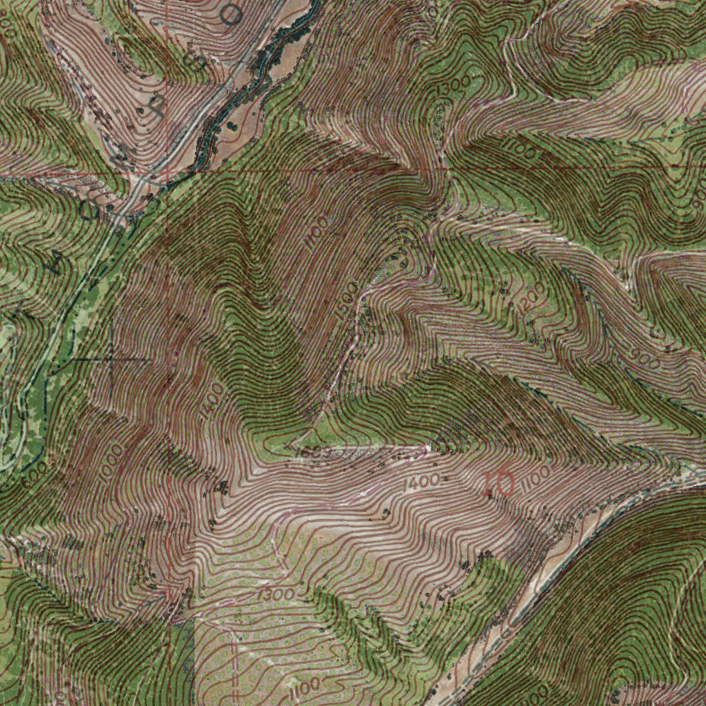 CA-Thompson Canyon: GeoChange 1947-2012 Map by Western Michigan ...