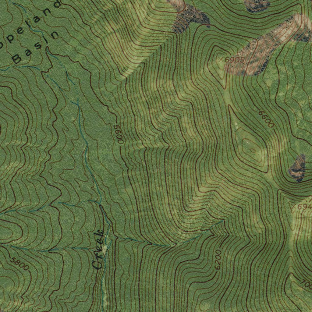 MT-Tuchuck Mountain: GeoChange 1965-2011 Map by Western Michigan ...