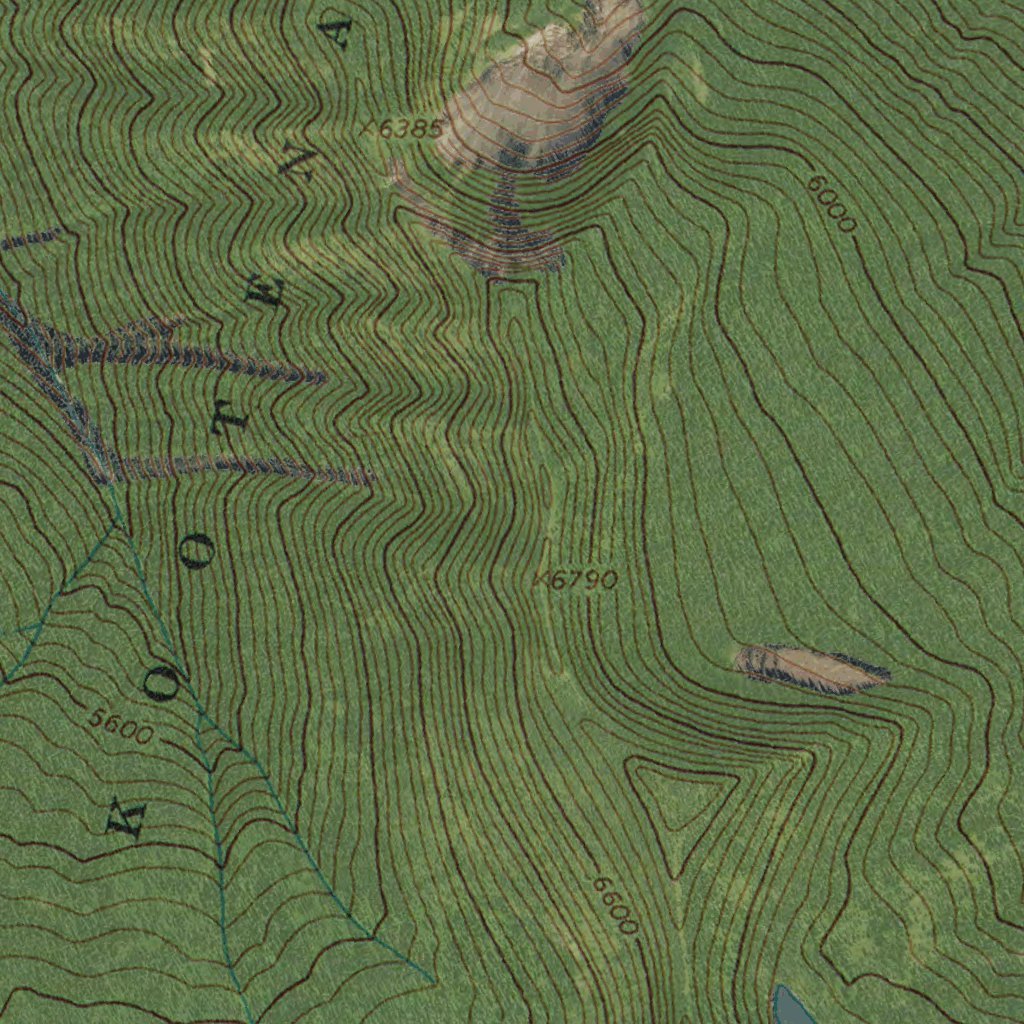 MT-Tuchuck Mountain: GeoChange 1965-2011 Map by Western Michigan ...
