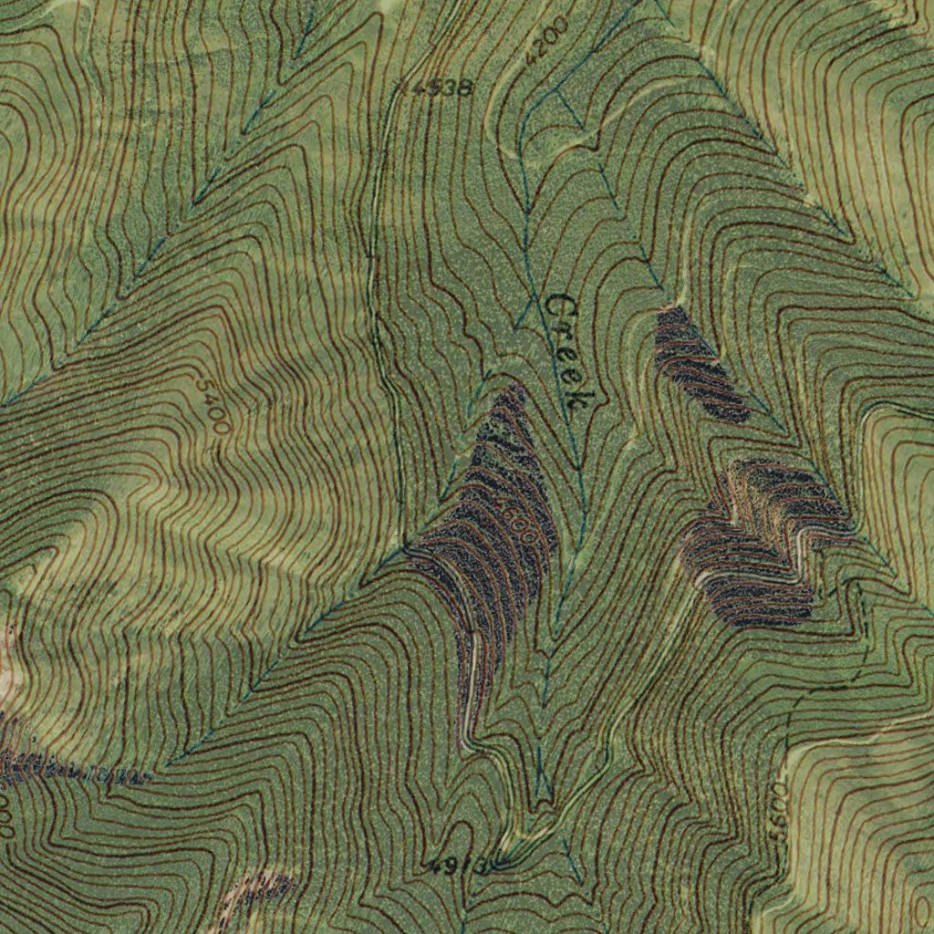 MT-Huckleberry Mountain: GeoChange 1965-2011 Map by Western Michigan ...